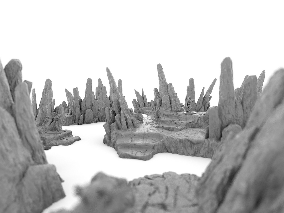 This is the Terrain Huge Pieces by Jesús - Digital STL Files – Imperial ...