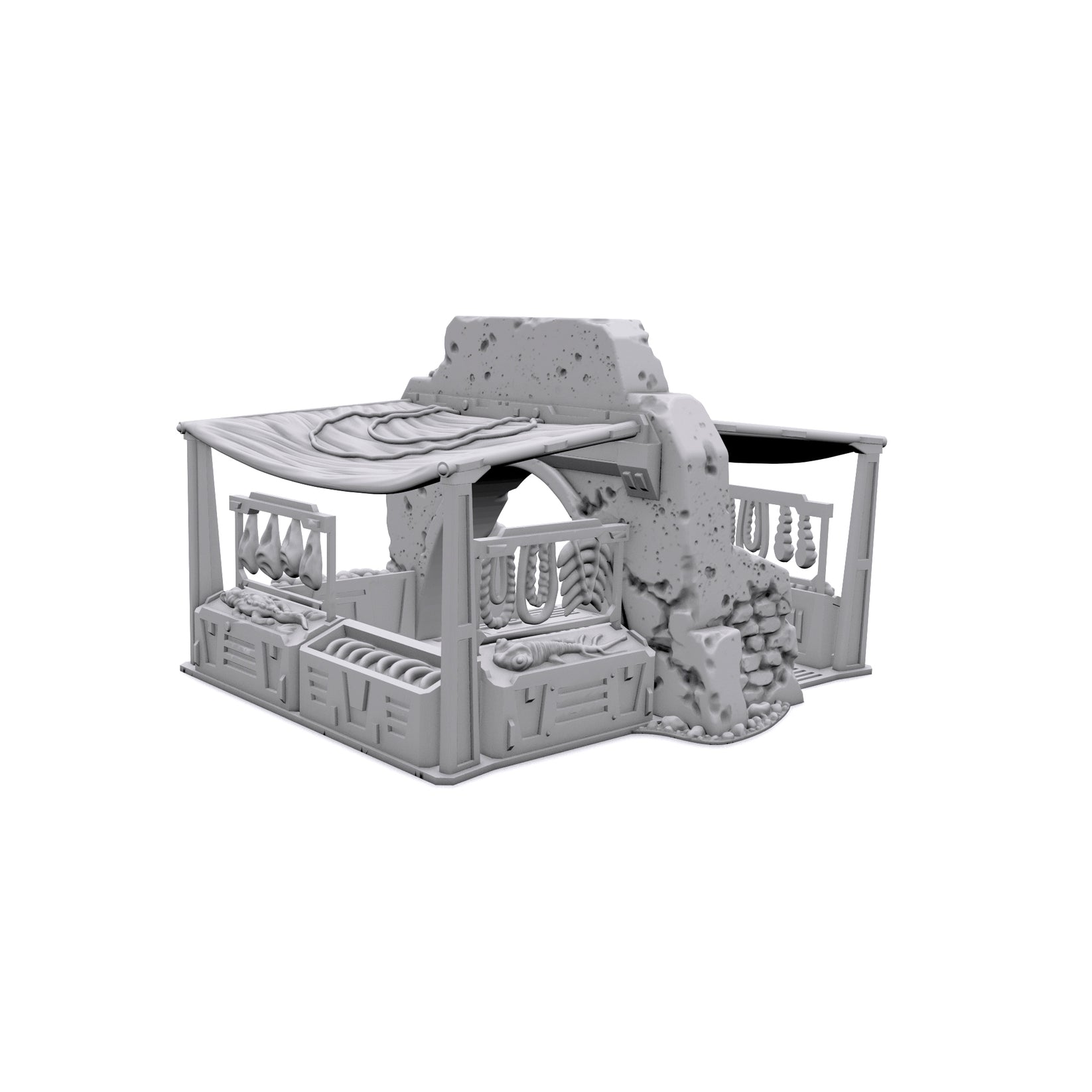 Outpost Vendor Stand by Jesús - Digital STL Files – Imperial Terrain