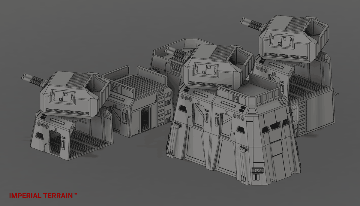 MK88 Defense Platform - Digital STL Files – Imperial Terrain