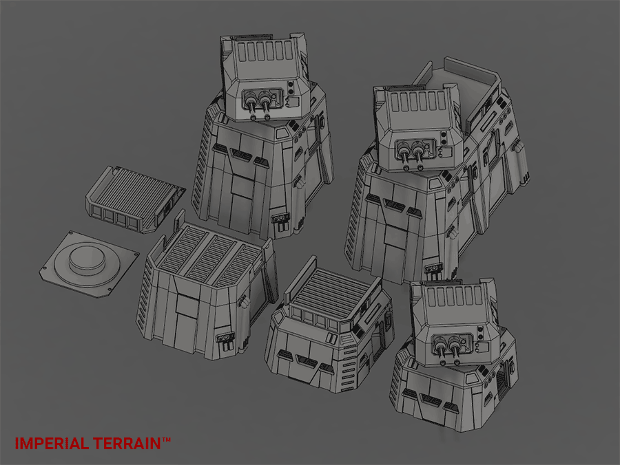 MK88 Defense Platform - Digital STL Files – Imperial Terrain