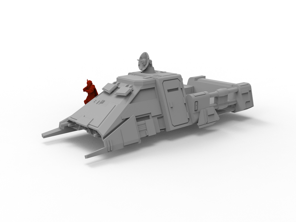 Armoured Shuttle - Digital STL File – Imperial Terrain