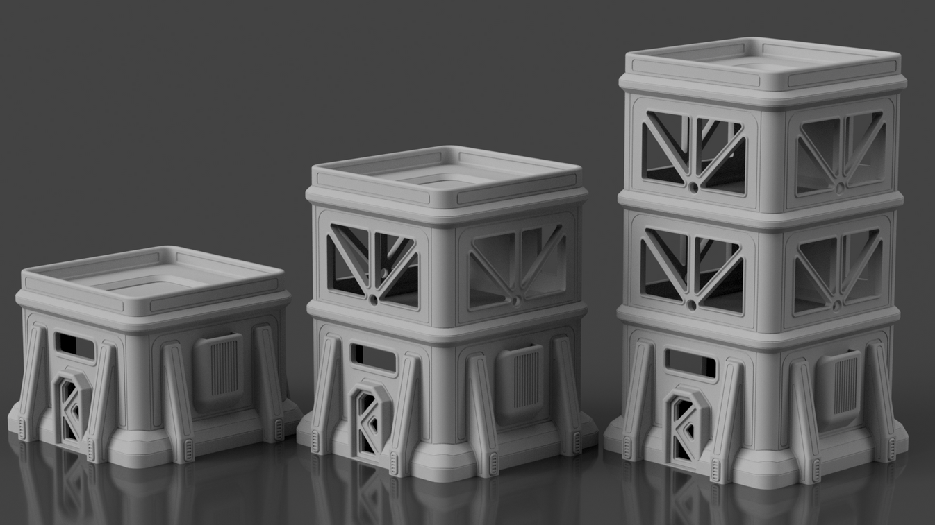 Syllogy's Urban Bundle - Digital STL Files – Imperial Terrain