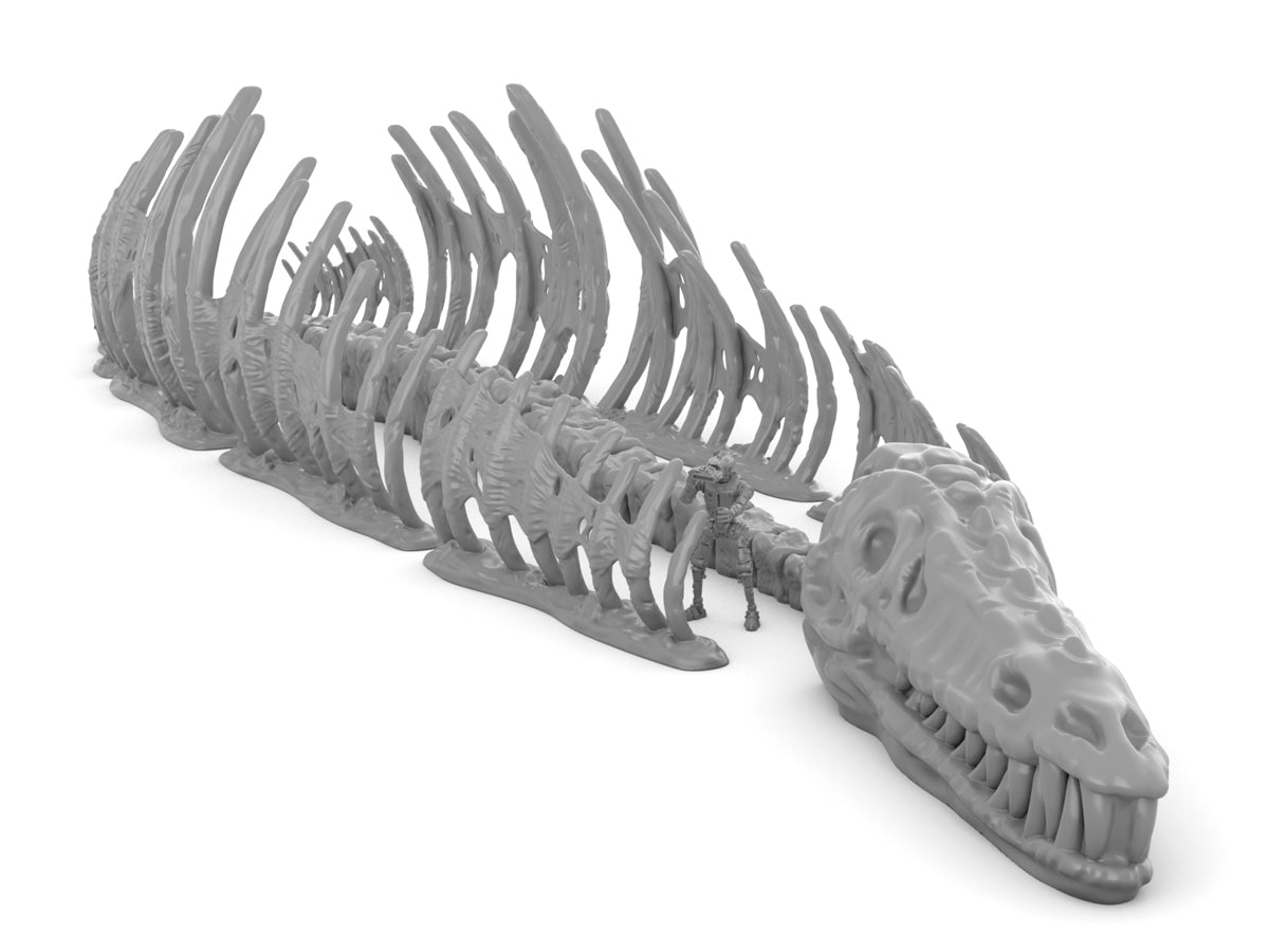 Desert Dragon Skeleton - Digital STL Files for Sci Fi Wargaming ...