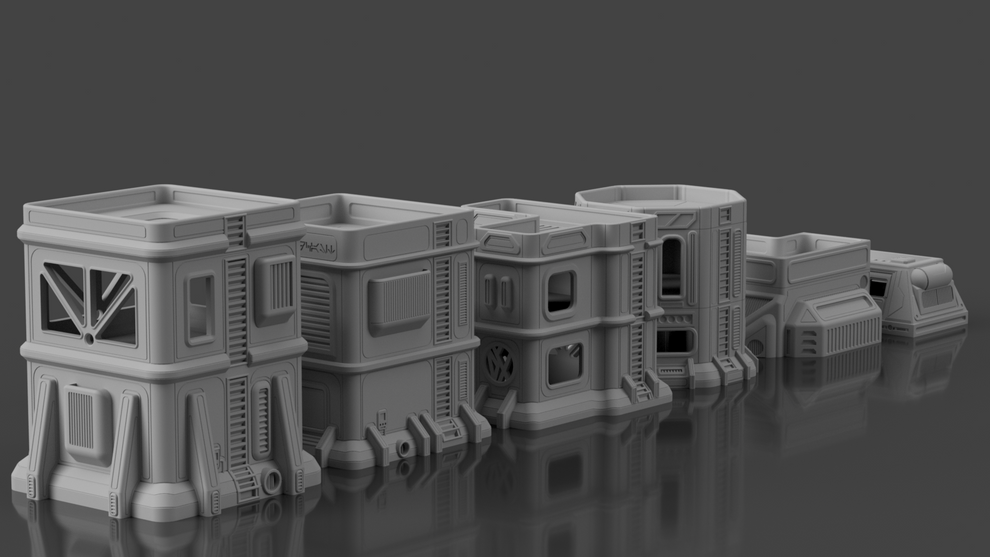 Syllogy's Urban Bundle - Digital STL Files – Imperial Terrain